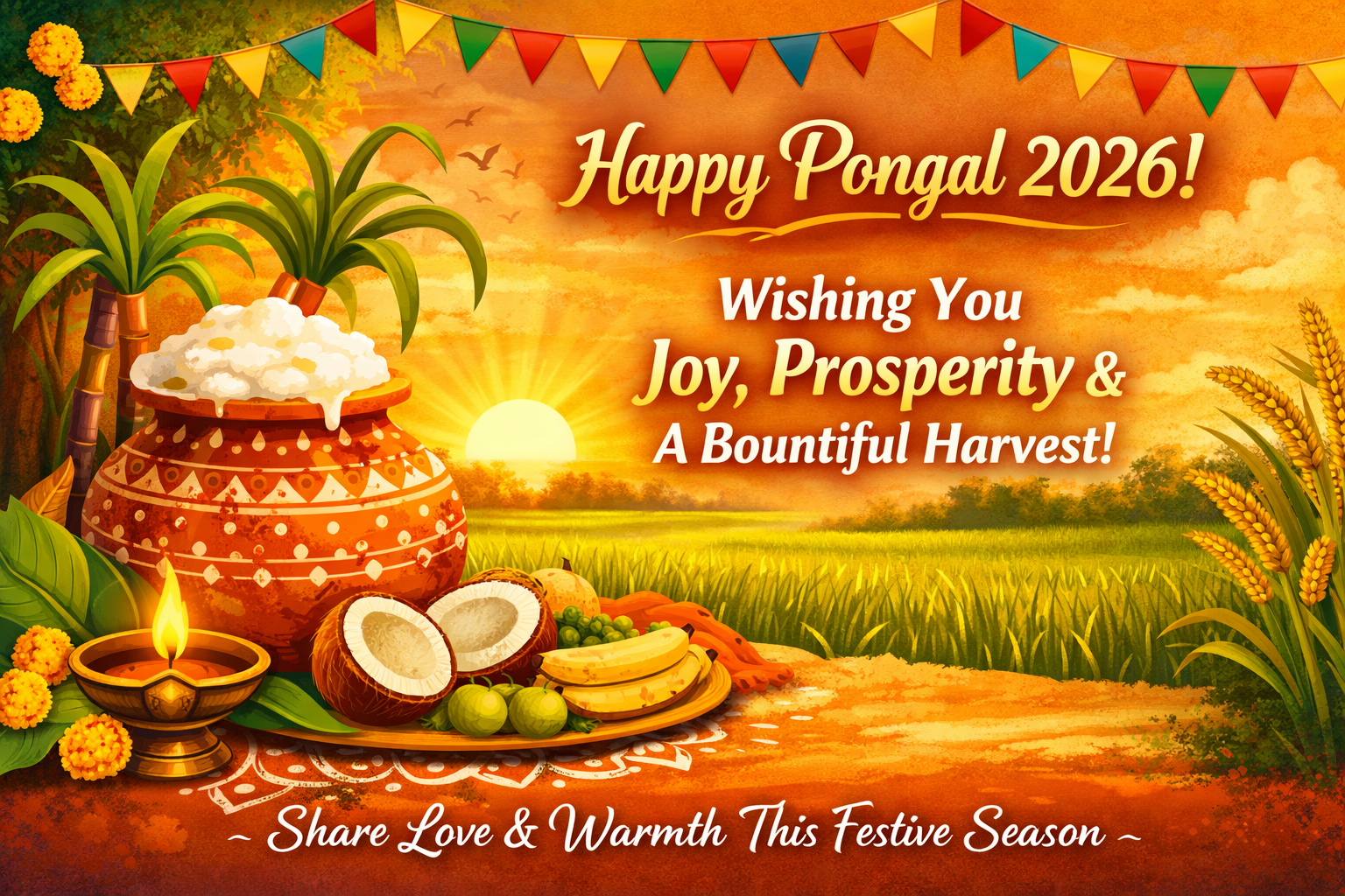 Pongal Wishes 2026 Heart-Touching Messages, Quotes & Greetings to Share ...
